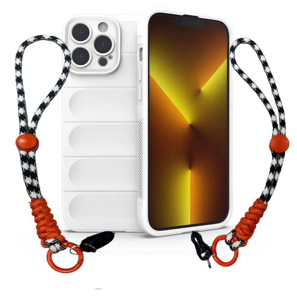 D-Pro 3D Silicone Case Wrist Rope etui ze smyczą na nadgarstek - iPhone ...