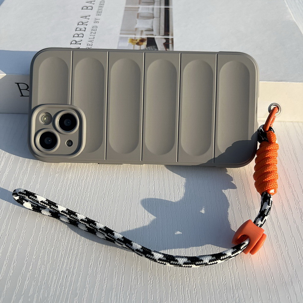 D-Pro 3D Silicone Case Wrist Rope etui ze smyczą na nadgarstek - iPhone ...